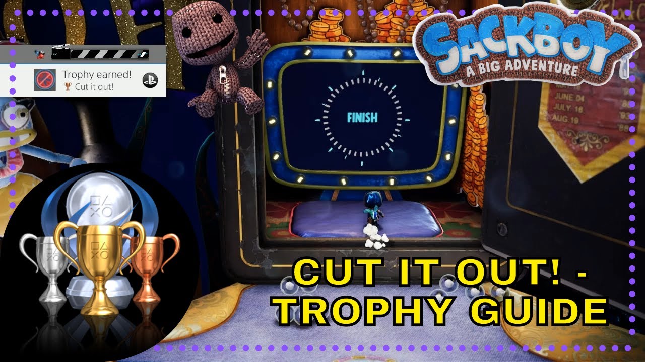 Sackboy: A Big Adventure Cut it out -Trophy Guide - YouTube