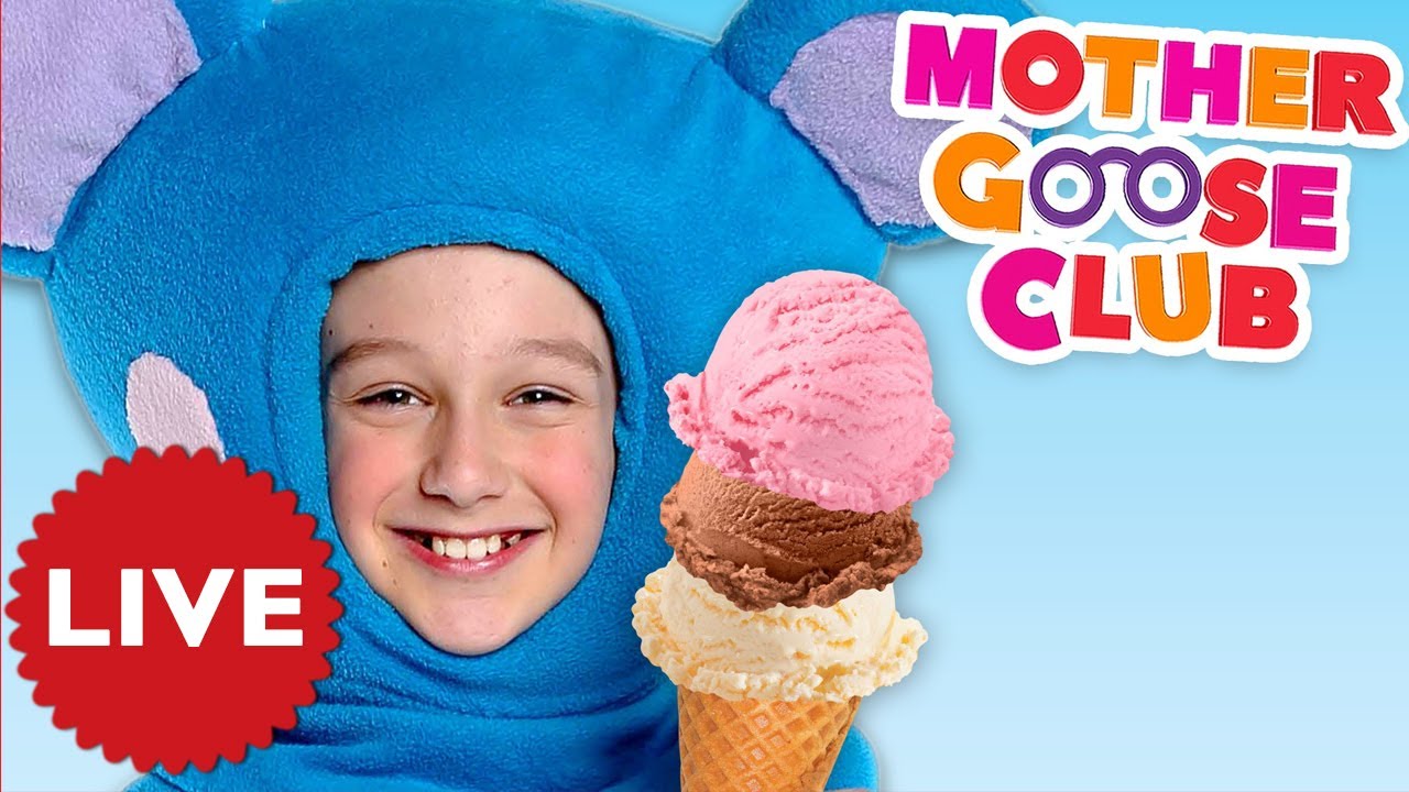 Nursery Rhymes Mother Goose Club | LIVE | Kids Watch Online | Nursery ...