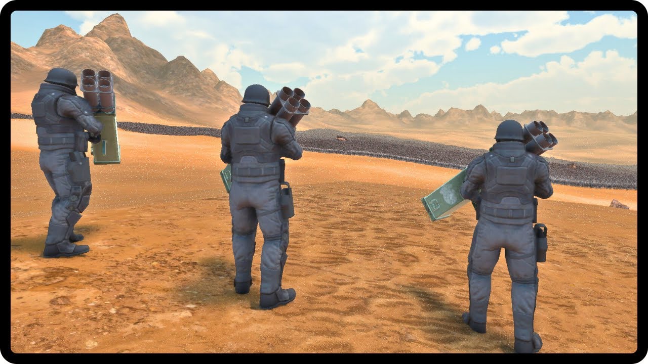 1,000,000 ZOMBIES vs M202 MULTI BARREL ROCKET LAUNCHERS !! | UEBS 2 ...