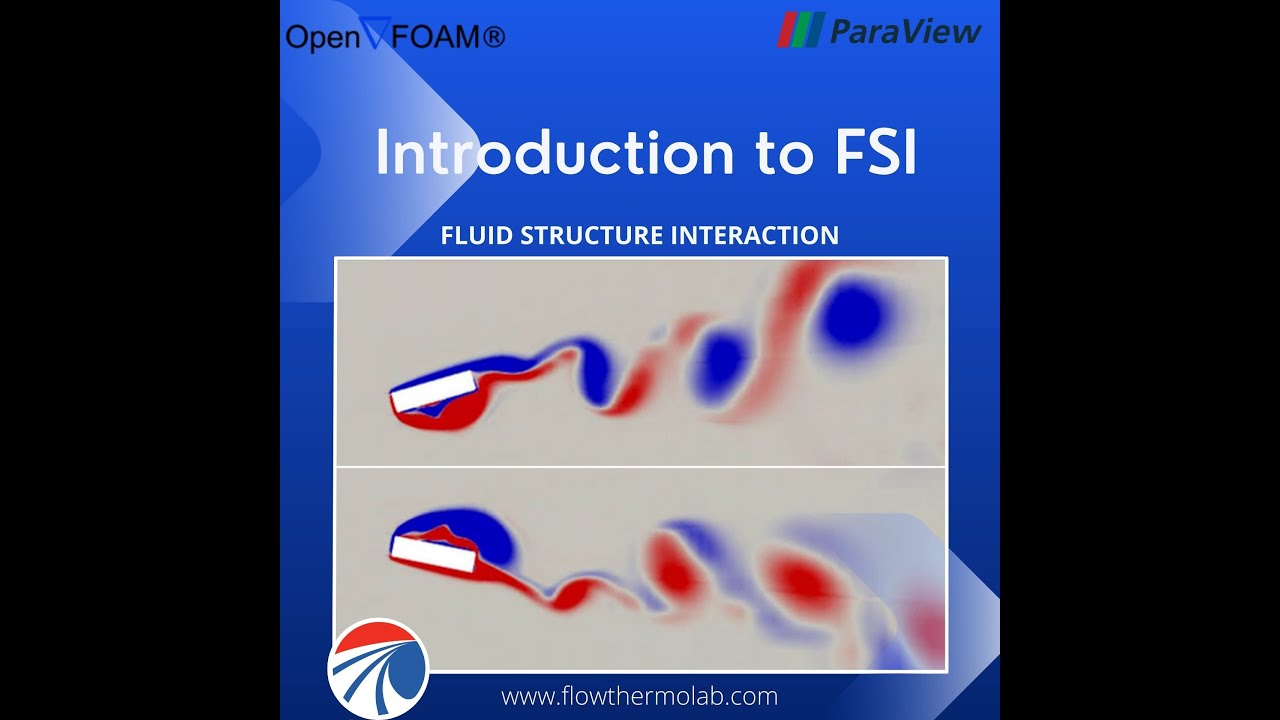 Fluid Structure Interaction Fsi By Flowthermolab Flowthermolab Fsi Youtube