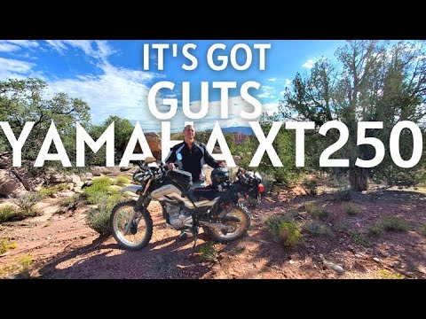 It's Got Guts, Off Road Riding Yamaha XT250 - YouTube