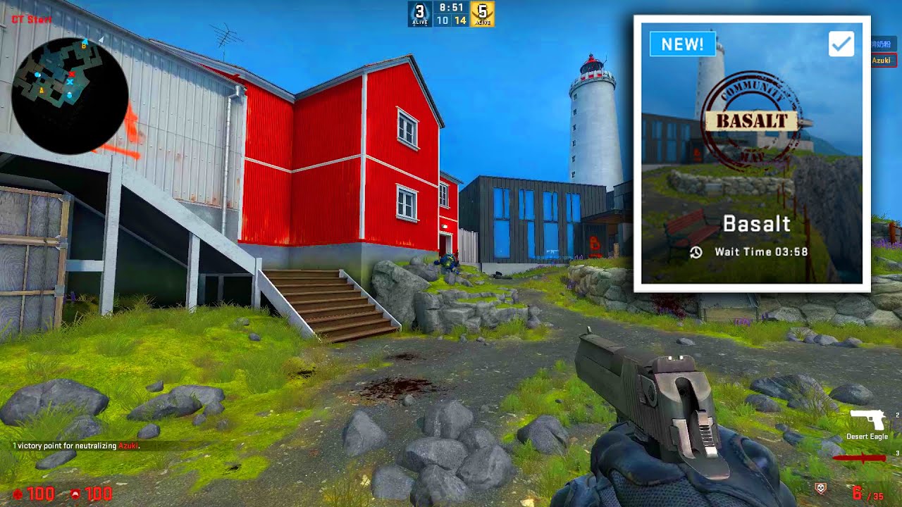 NEW CSGO MAP BASALT - CS GO OPERATION RIPTIDE - YouTube