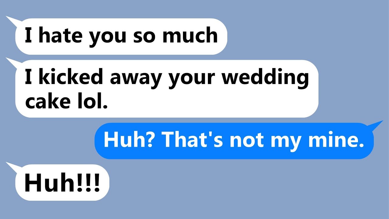 My mother-in-law knocked over my wedding cake at my wedding. - YouTube