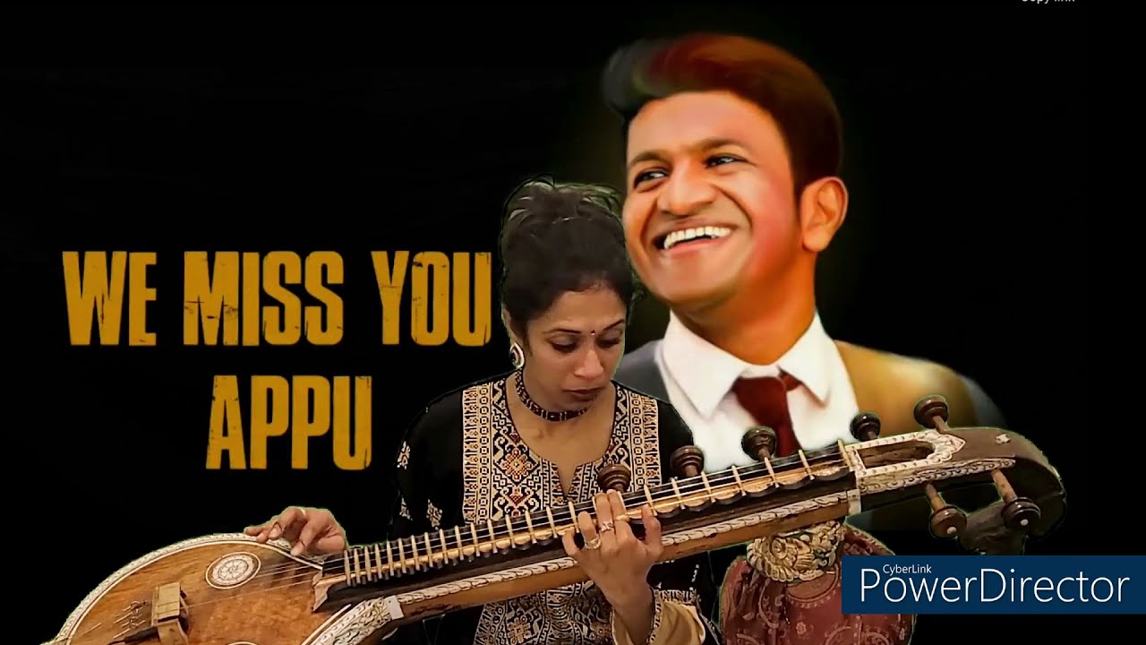 Tribute to Puneeth Rajkumar || Kannada Song Medley || Veena ...