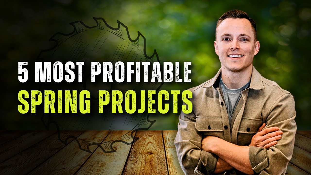 5 Most Profitable SPRING Woodworking Projects - YouTube