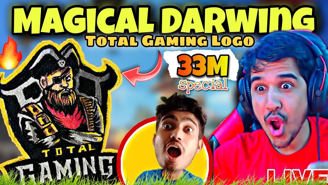 AJJUBHAI🇮🇳FULL DRAWING || @TotalGaming093 LOgo Drawing || Inspired by ...