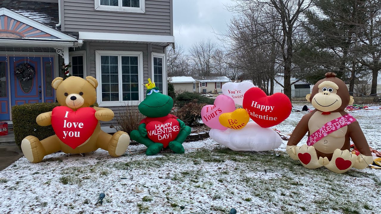 Official 2020 Valentines Day Airblown Inflatable Display - YouTube