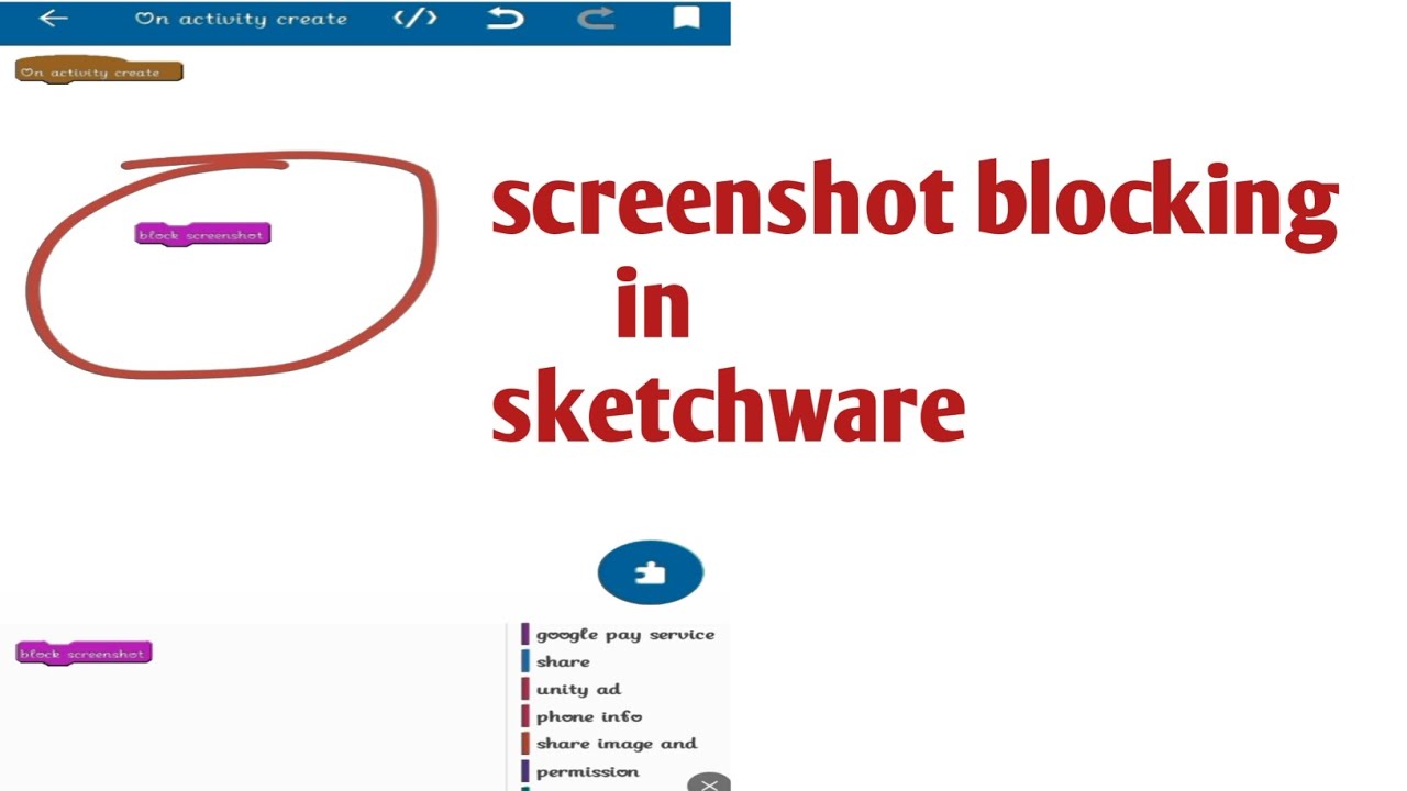 Screenshot Block In Sketchware Download Block Sketchware Screenshot Block Youtube
