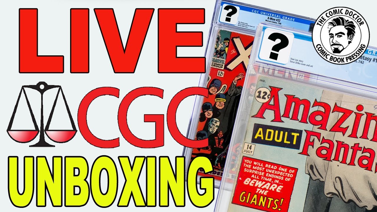 LIVE CGC UNBOXING!! JAN 18/23!! THREE BOXES! - YouTube