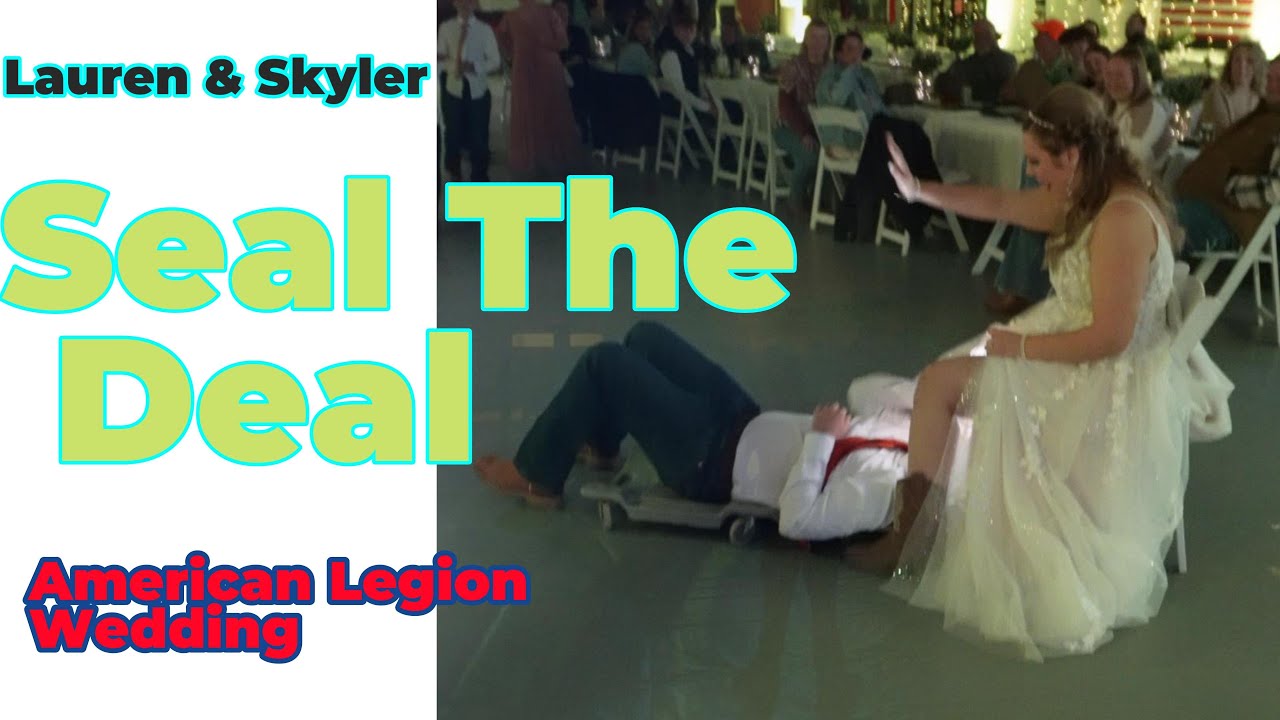 Lauren & Skyler Seal The Deal American Legion Wedding - YouTube