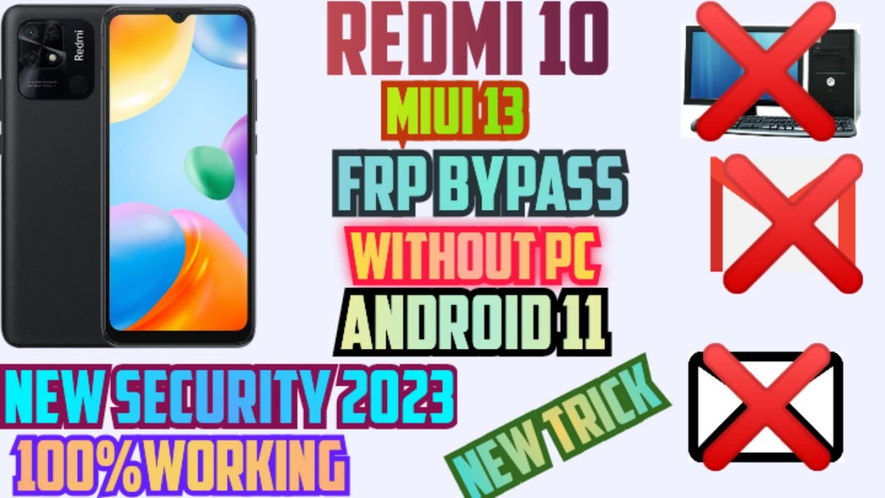 Redmi 10 power frp Bypass Without Pc |MiUi 13 Frp Bypass |How to Bypass ...