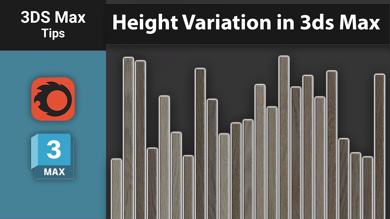 Quick Random Height Variation in 3ds Max | Manual vs Modifier Method ...