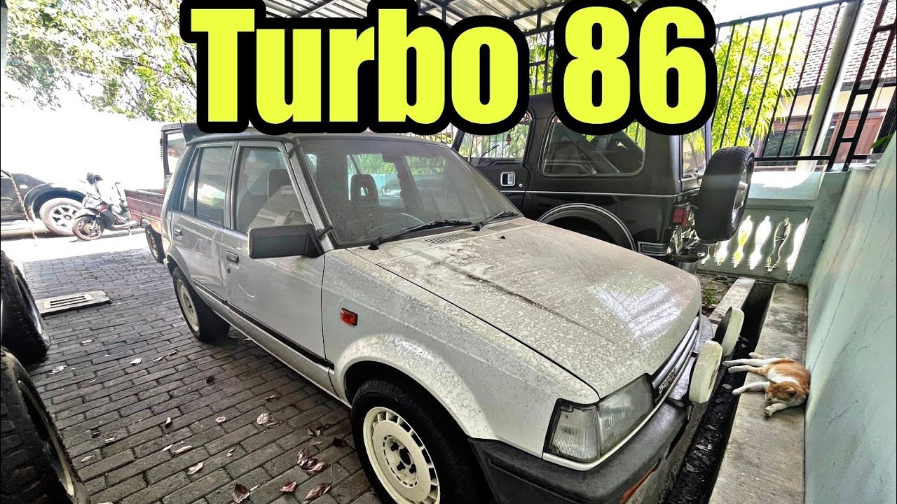 Daihatsu Charade CS G11R Turbo 1986 | Dijual Charade Turbo - YouTube