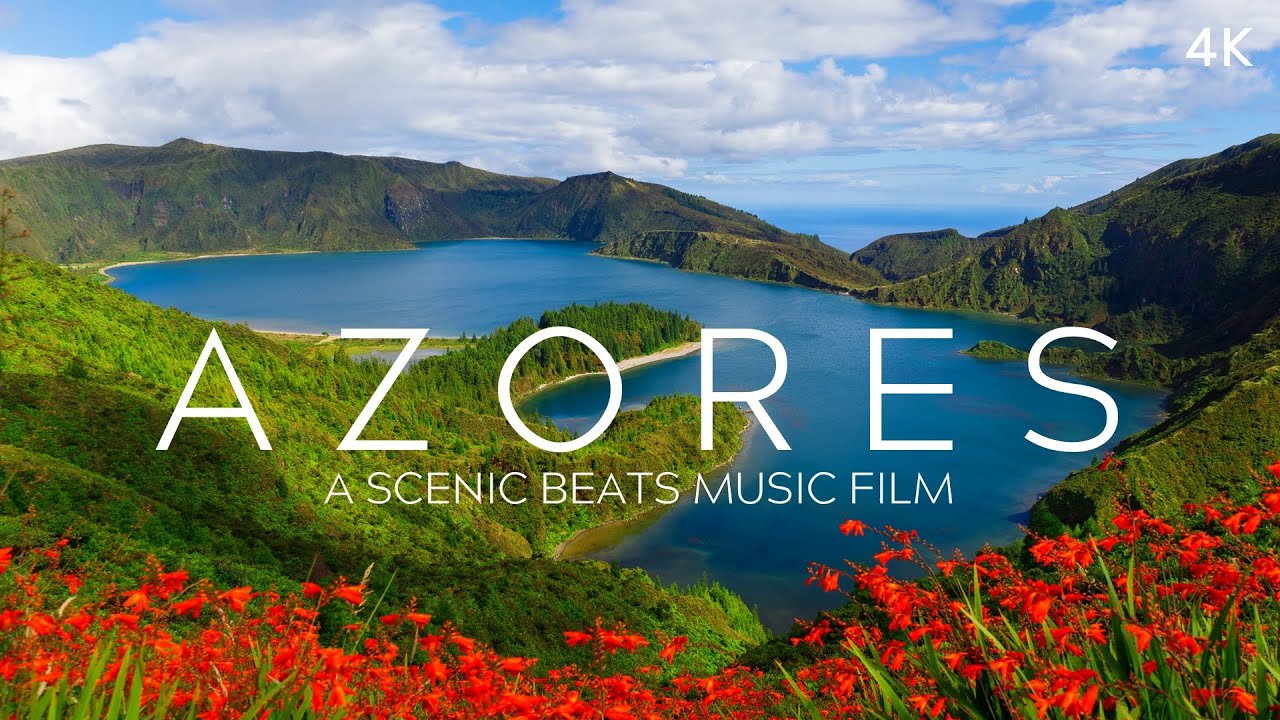 Azores 4K: The Atlantic Oasis - Relaxing Music Film #azores #4k #live ...