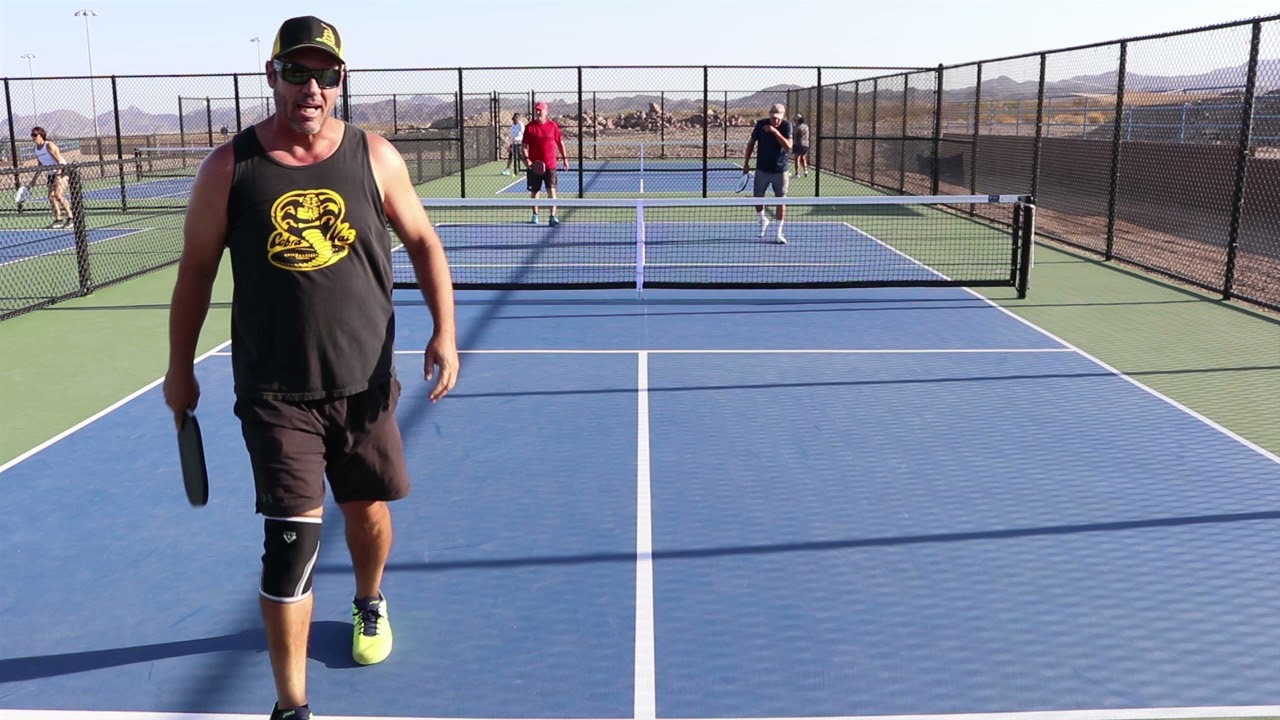 I had a great lob, then this happened... Coach David Pickleball & Hat ...