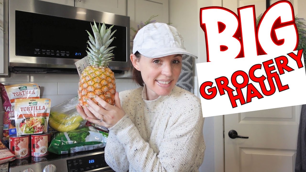 BIG GROCERY HAUL WITH PRICES EASY MEALS THIS WEEK - YouTube