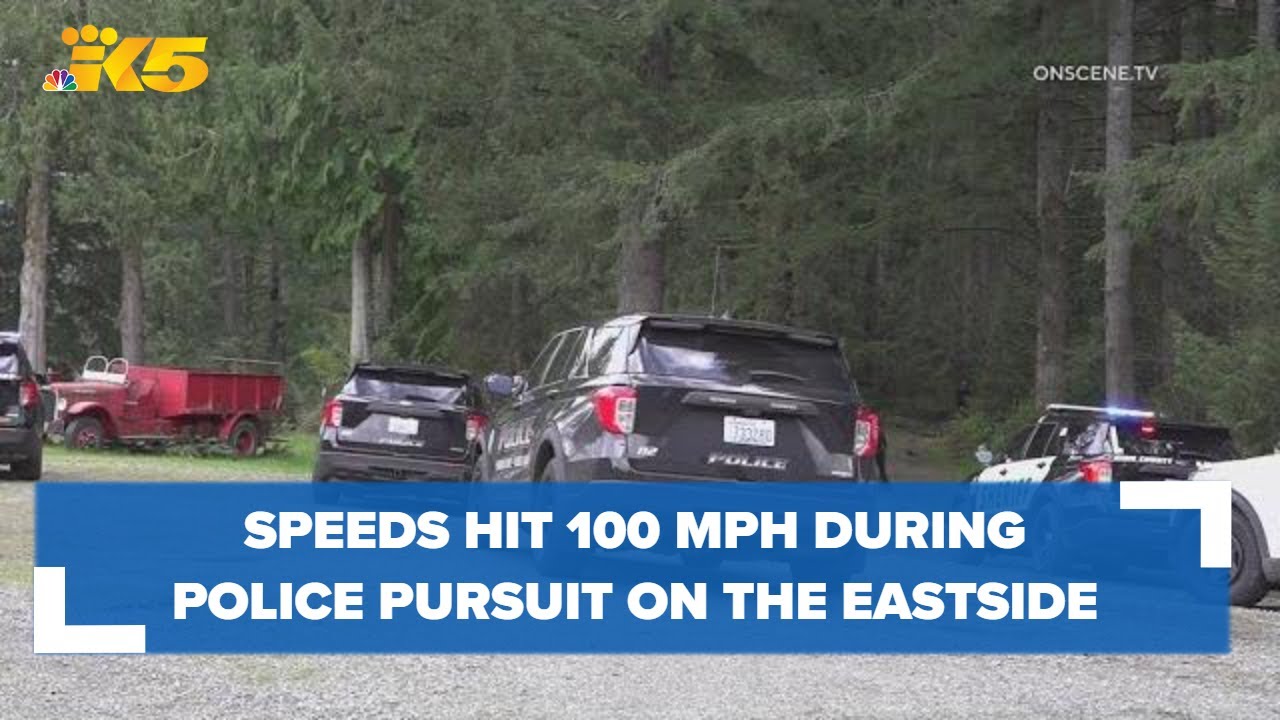 Speeds hit 100 mph during police chase through the Eastside - YouTube