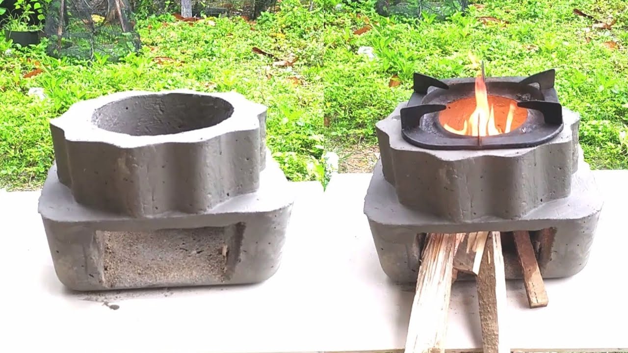 membuat tungku kayu bakar. minimalis dan unik - YouTube