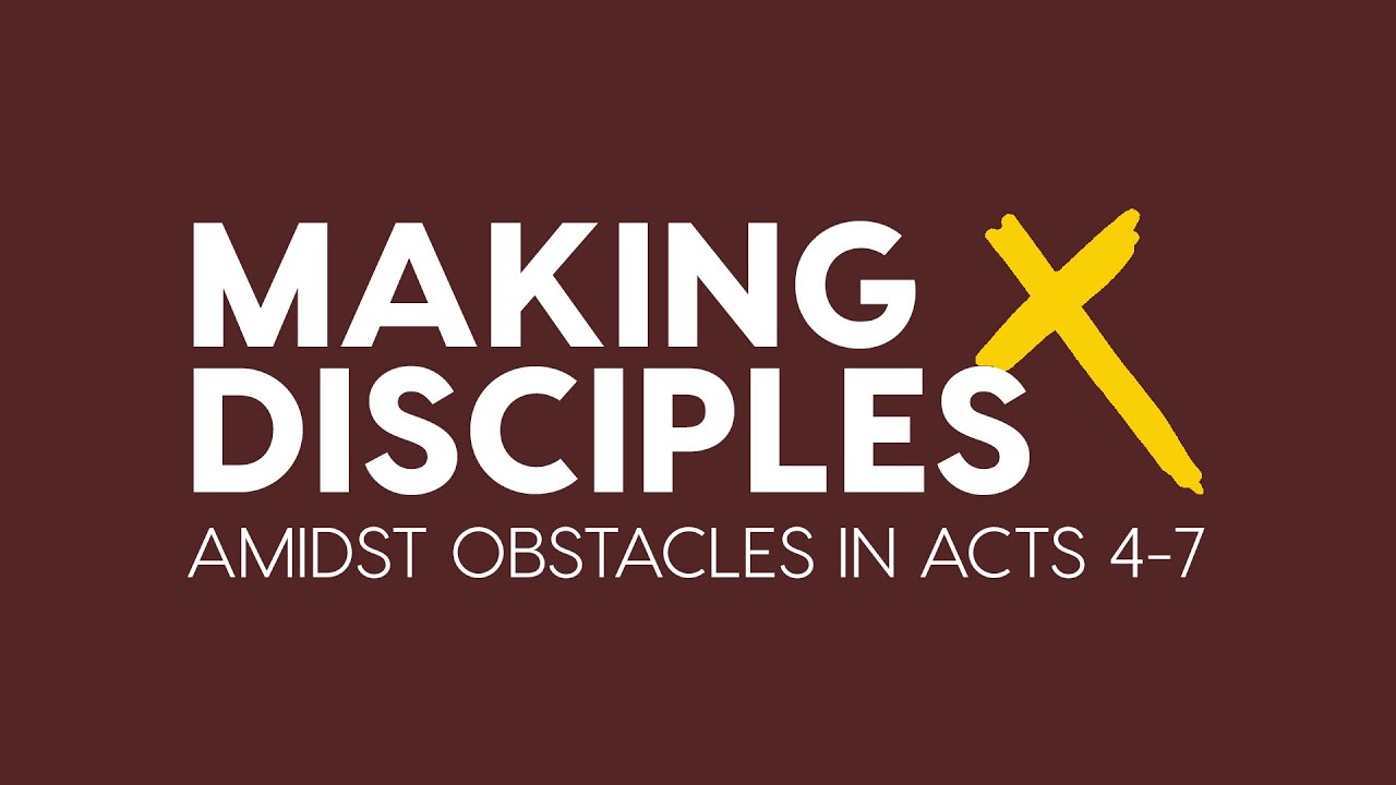 MAKING DISCIPLES: Suffering (Acts 5:12-42) - YouTube