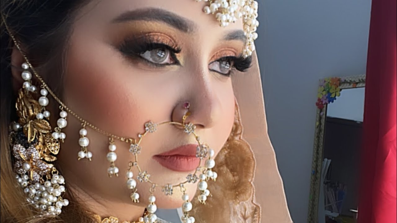 !! Nikha bridal look !!(tutorial)🥰 - YouTube