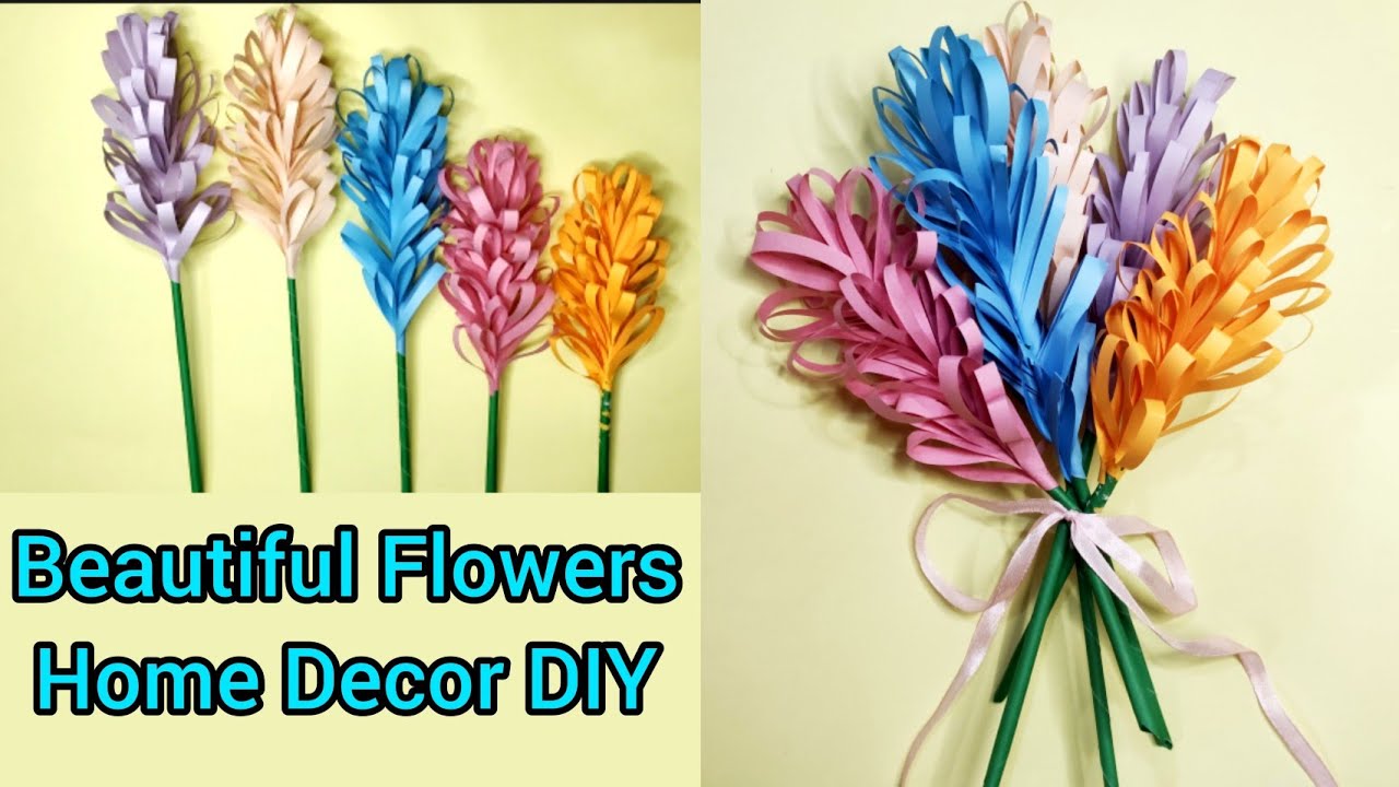 2 minute craft | Amazing handmade flower 🌺 | DIY Craft | Paper Flowers ...