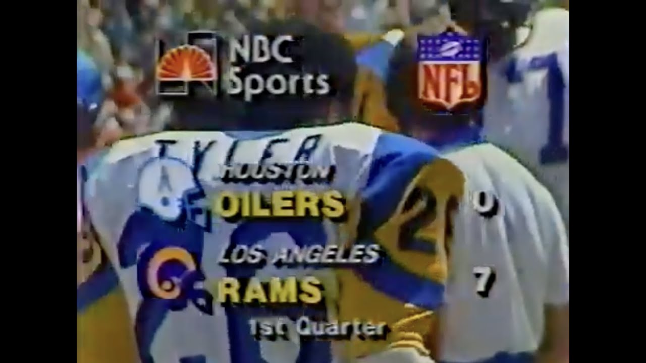 1981 Week 1 - Oilers vs. Rams - YouTube