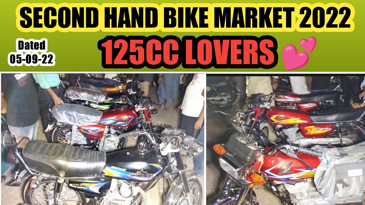 HONDA 125LOVERS 💕SECOND HAND MOTORCYCLE MAREKET KARACHI - YouTube