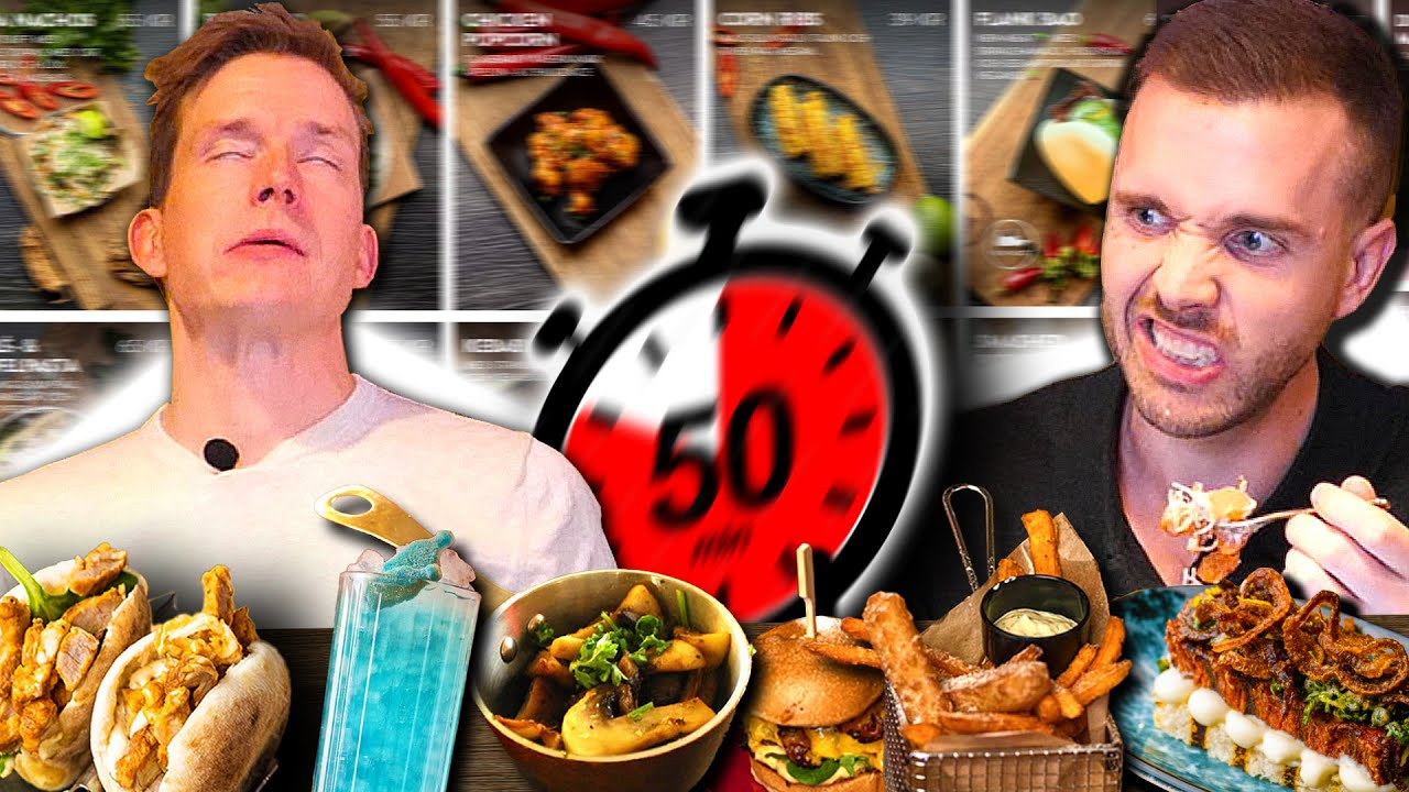 Hur snabbt kan vi äta allt på Pinchos nya meny? - YouTube