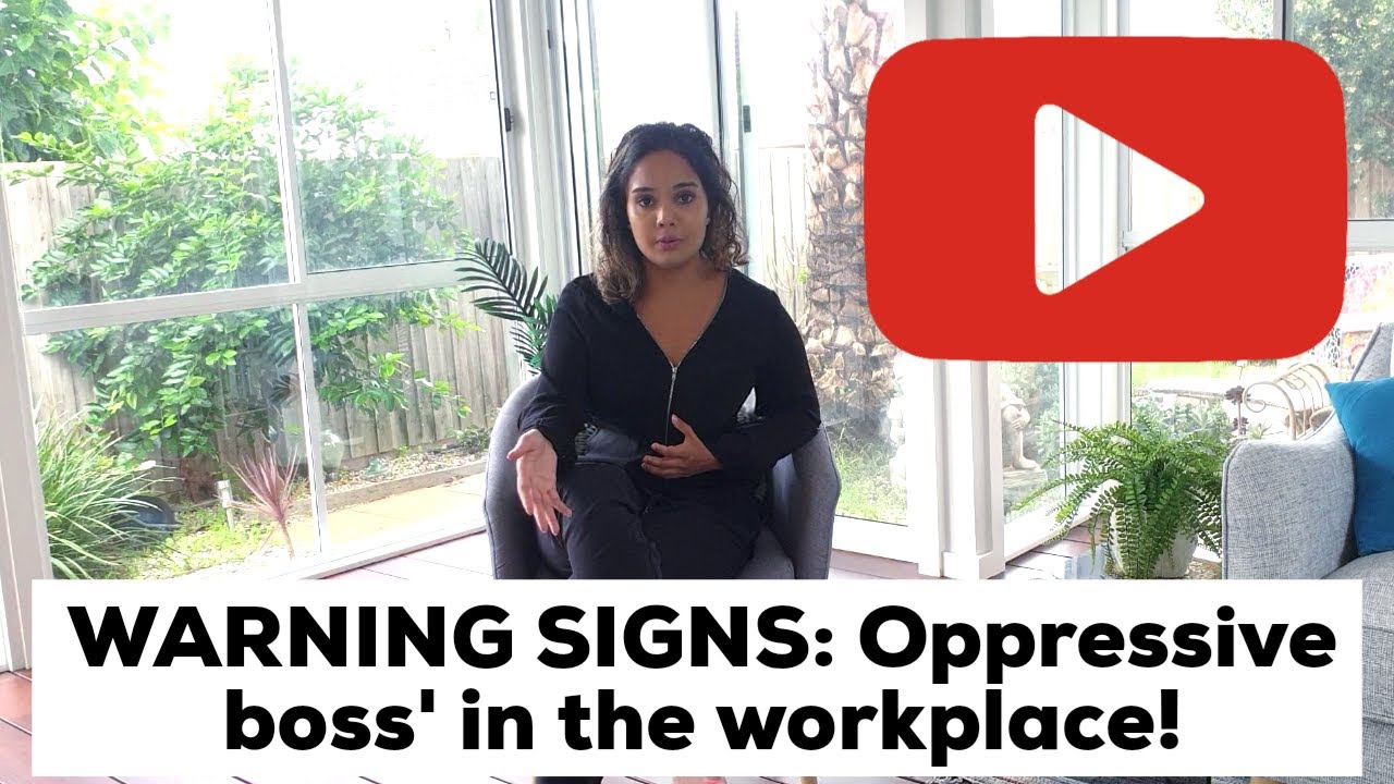 oppressive employers/boss' that disempower you - warning signs! - YouTube