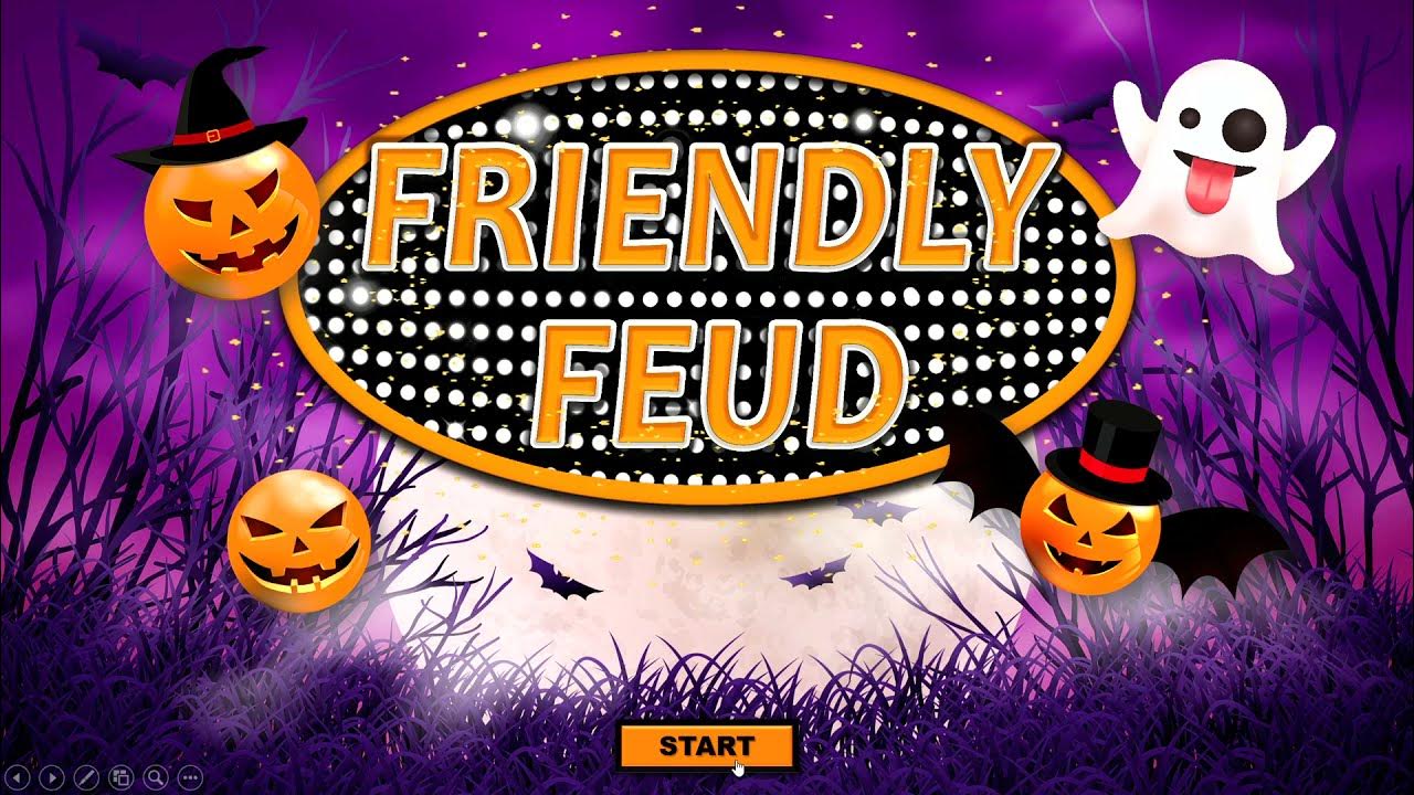 Halloween Family Feud - funny halloween games - Halloween trivia - YouTube