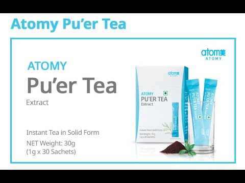 ATOMY PUER TEA INFO ENGLISH - YouTube