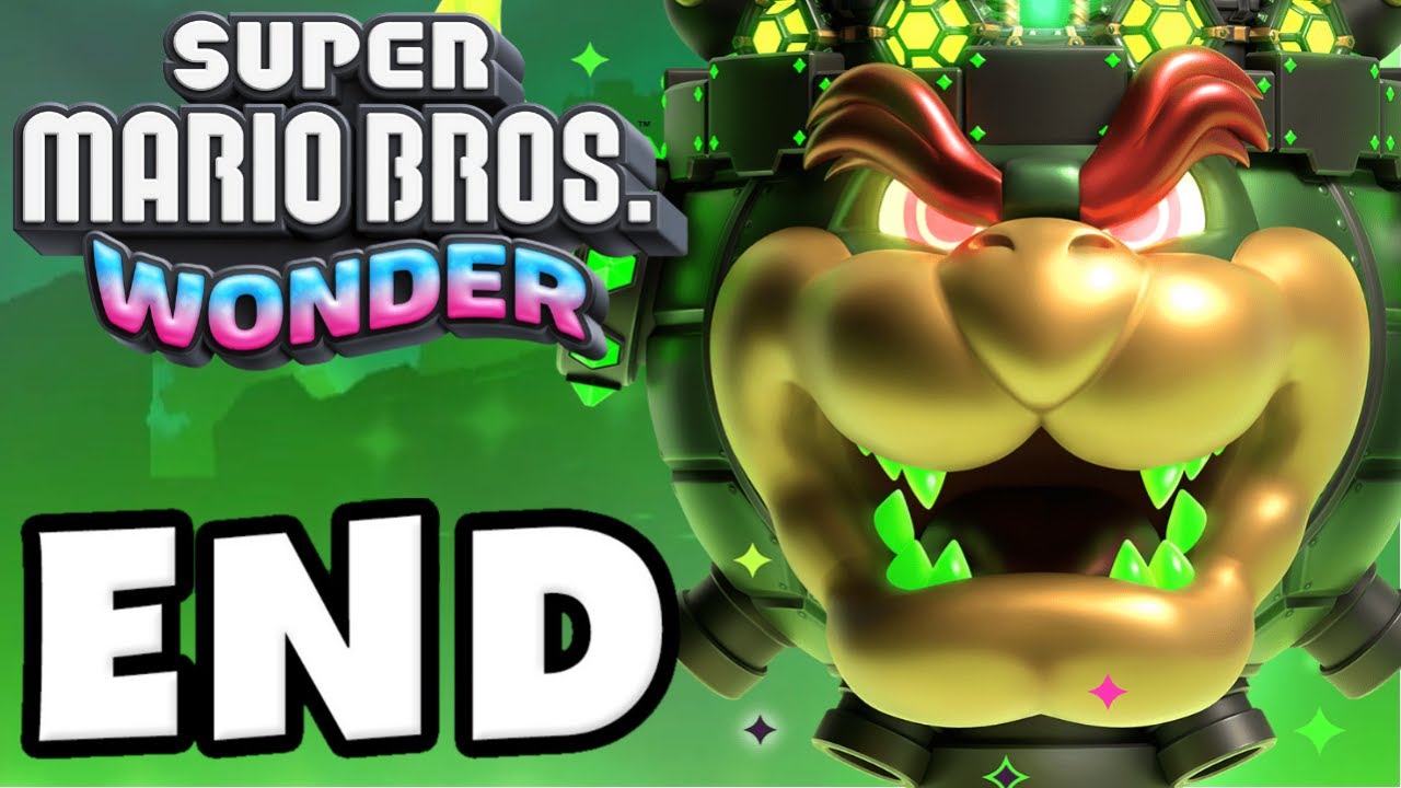 Super Mario Bros. Wonder / Gameplay Walkthrough Part 13 / Bowser Boss ...