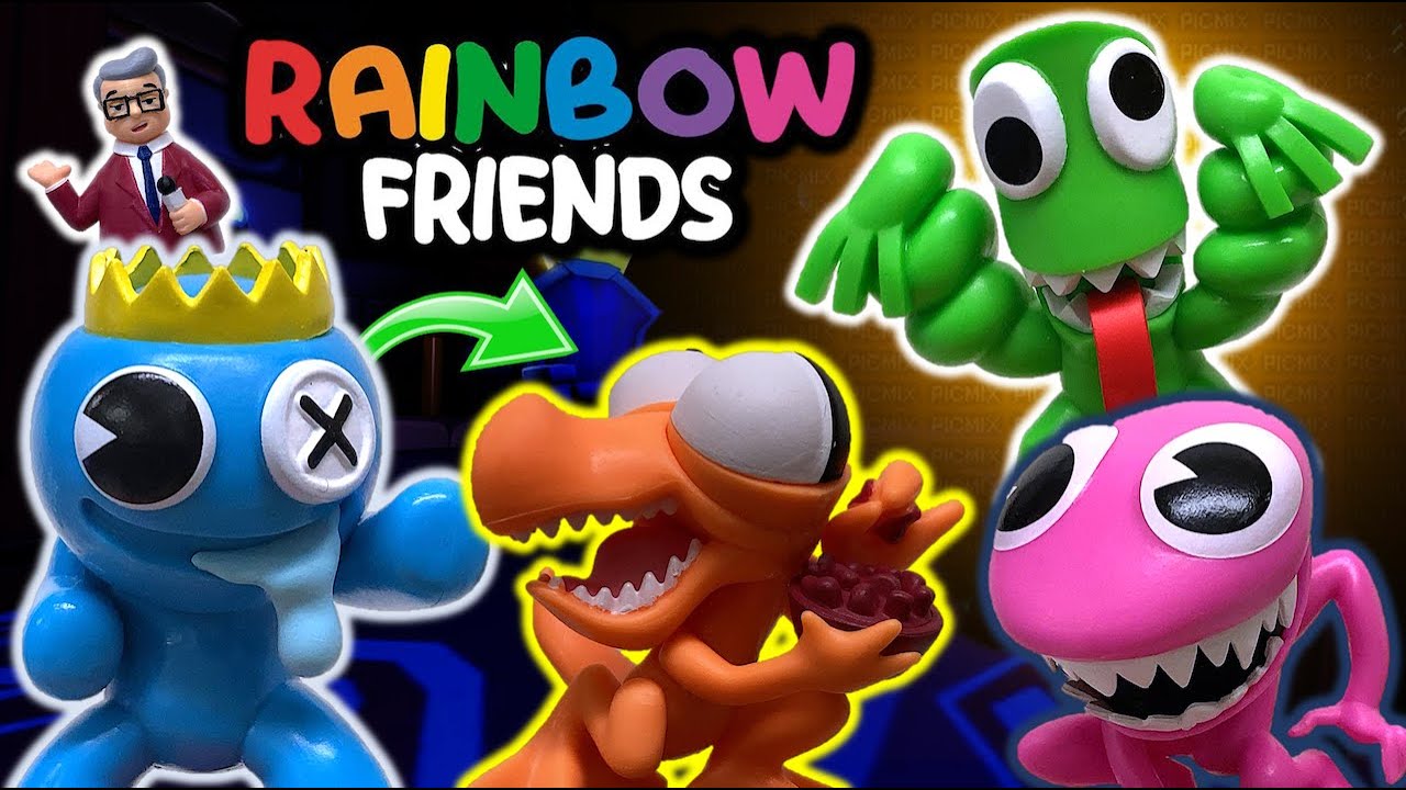 RAINBOW FRIENDS - Pack de Figuras Edición: NEON | PhatMojo - TOY SHOTS ...