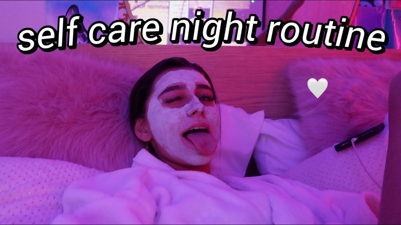 self care night routine...on a school night - YouTube