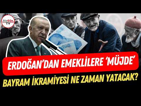 Erdoğan açıkladı: Emekli bayram ikramiyesi ne zaman yatacak?