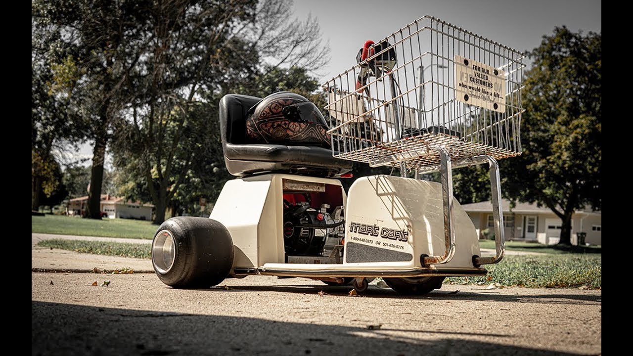 I motorized a Mart Cart, Meet "Drif-Tee" - YouTube