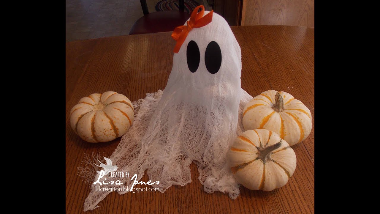 Cheese Cloth Ghost Tutorial - YouTube