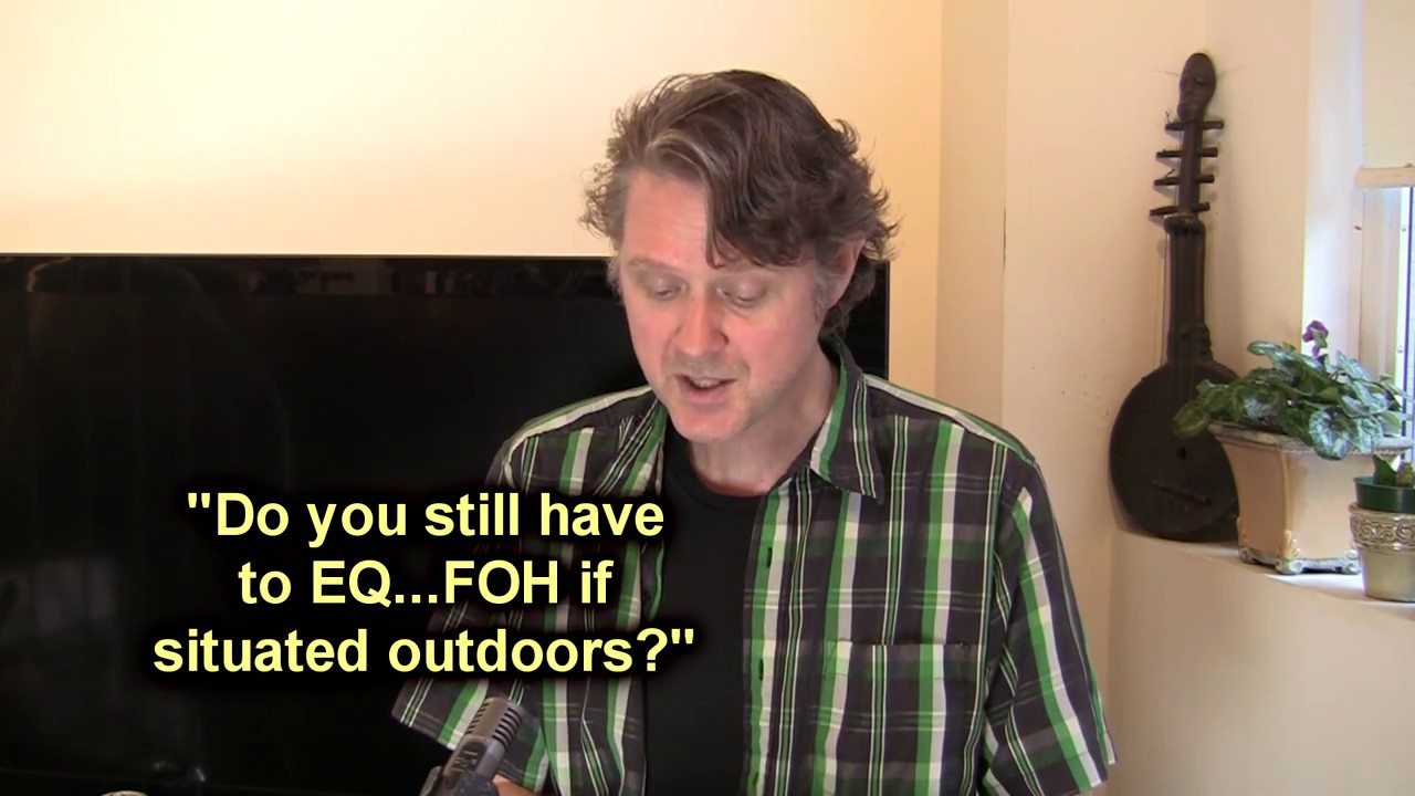 Live Sound EQ - Sound System EQ for Outdoor Shows - Q&A Sessions - YouTube