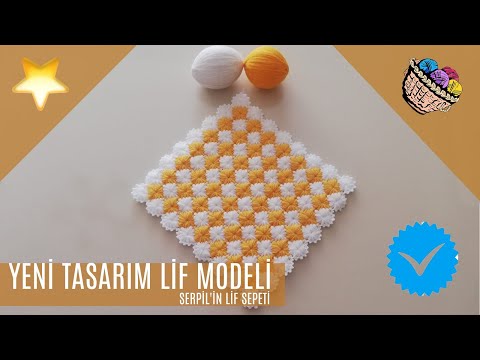 Yıllar Geçsede Modası Geçmeyen ✅️Muhteşem Kare Lif modeli ve yapılışı