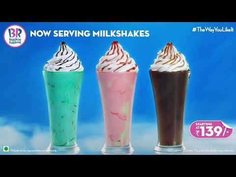 Now Serving Milkshakes | Baskin Robbins - YouTube