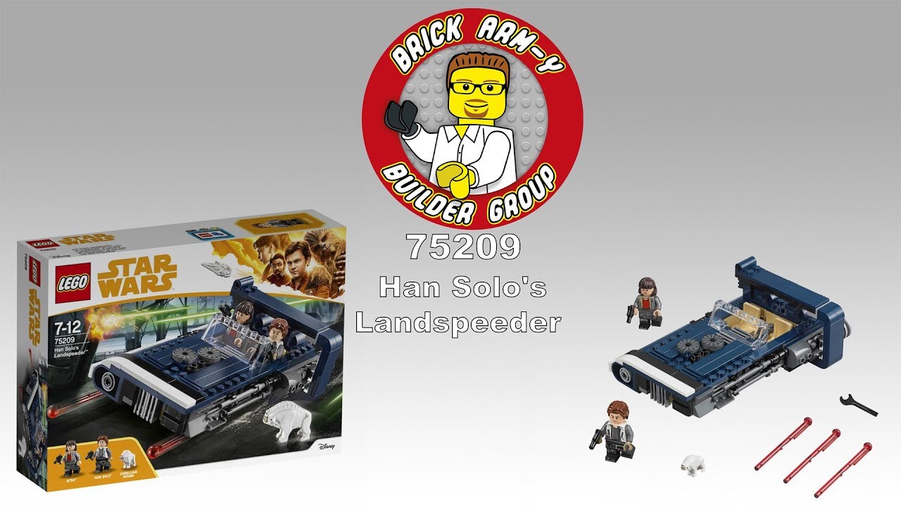 Lego Star Wars 75209 Han Solo's Landspeeder (2018) Speed Build - YouTube