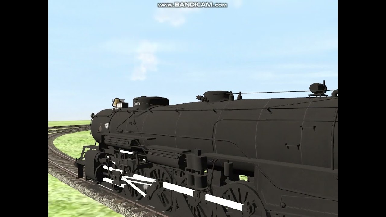 ATSF 3700 vs 4449 vs 844 vs 3751 Mega Racing Trainz - YouTube