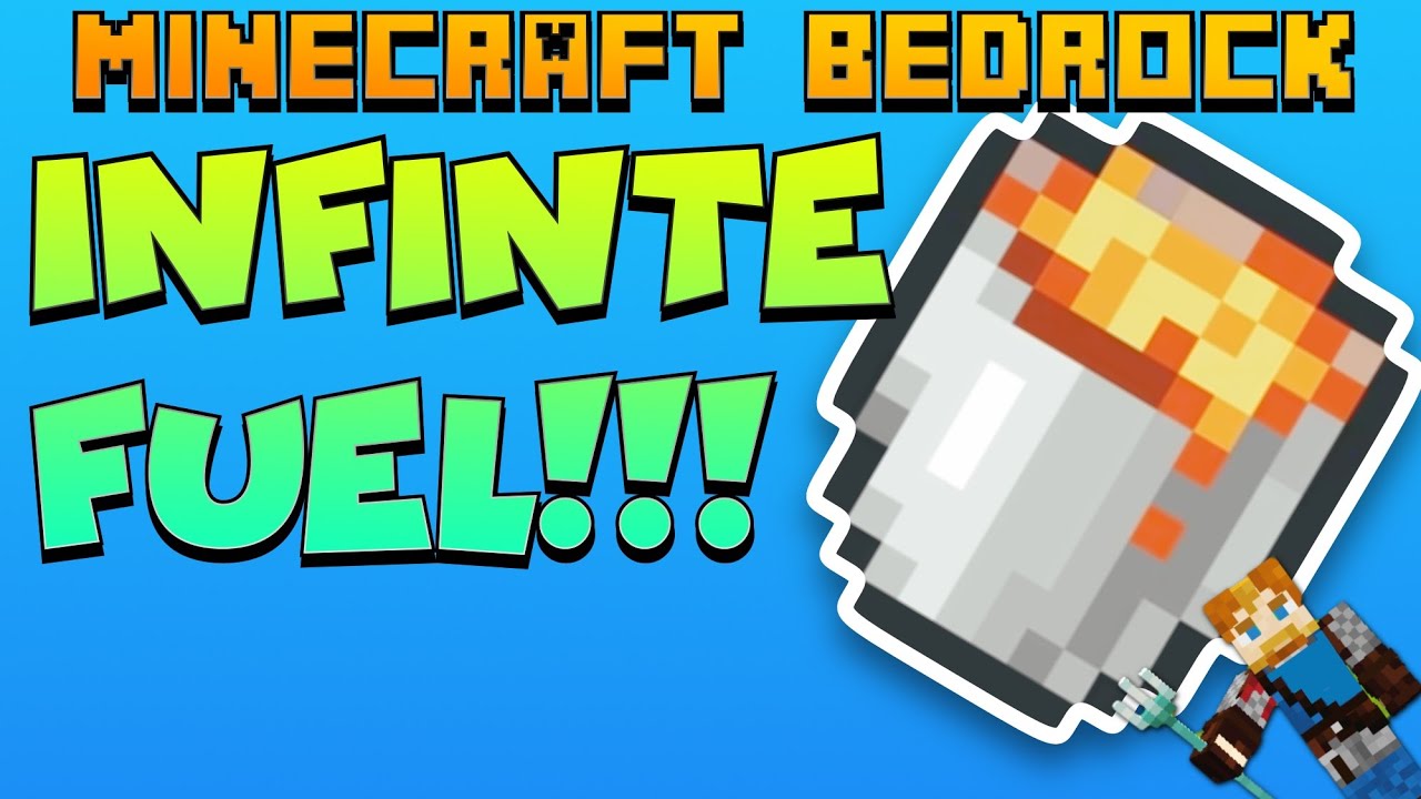 Infinite Fuel Minecraft Bedrock!! Lava Bucket Farm: Minecraft Bedrock ...