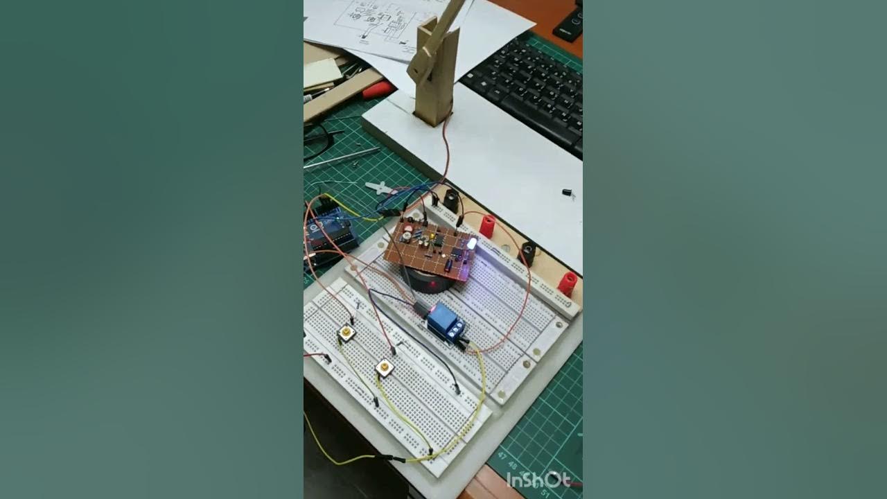 diy toy security barrier using arduino uno. on progress... - YouTube