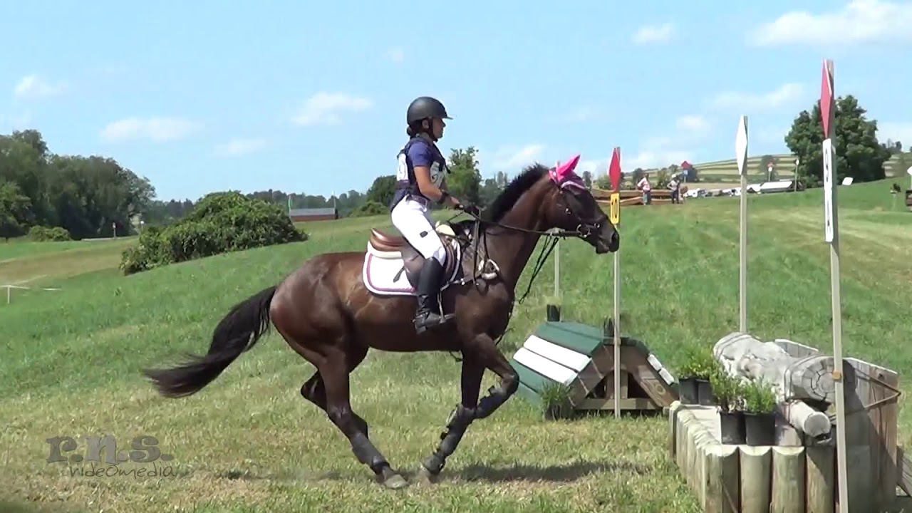 Sydney Parise & Handsome Over Millbrook Horse Trials August 2019 - YouTube