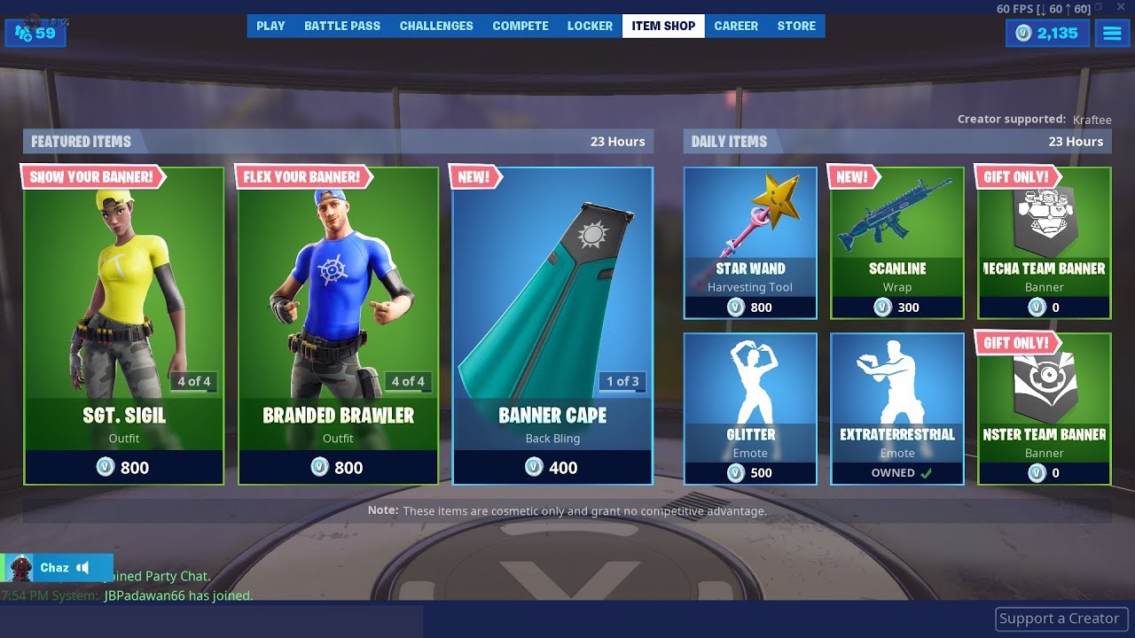 New Banner Brigade Set! (Fortnite Battle Royale) (Item Shop 7/17/19 ...