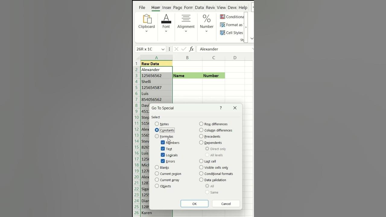Rearrange the DATA in excel #shorts #excel - YouTube