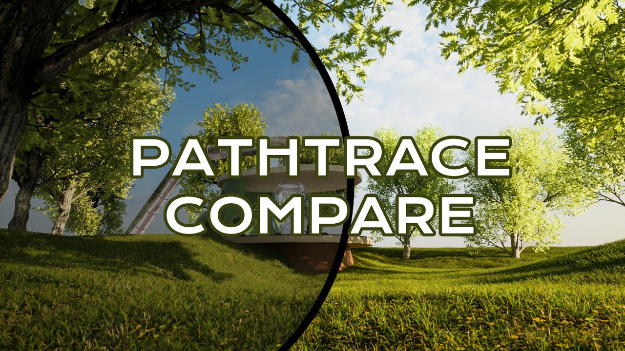 Twinmotion 2022.1 Preview 2 Path Trace Comparison - YouTube