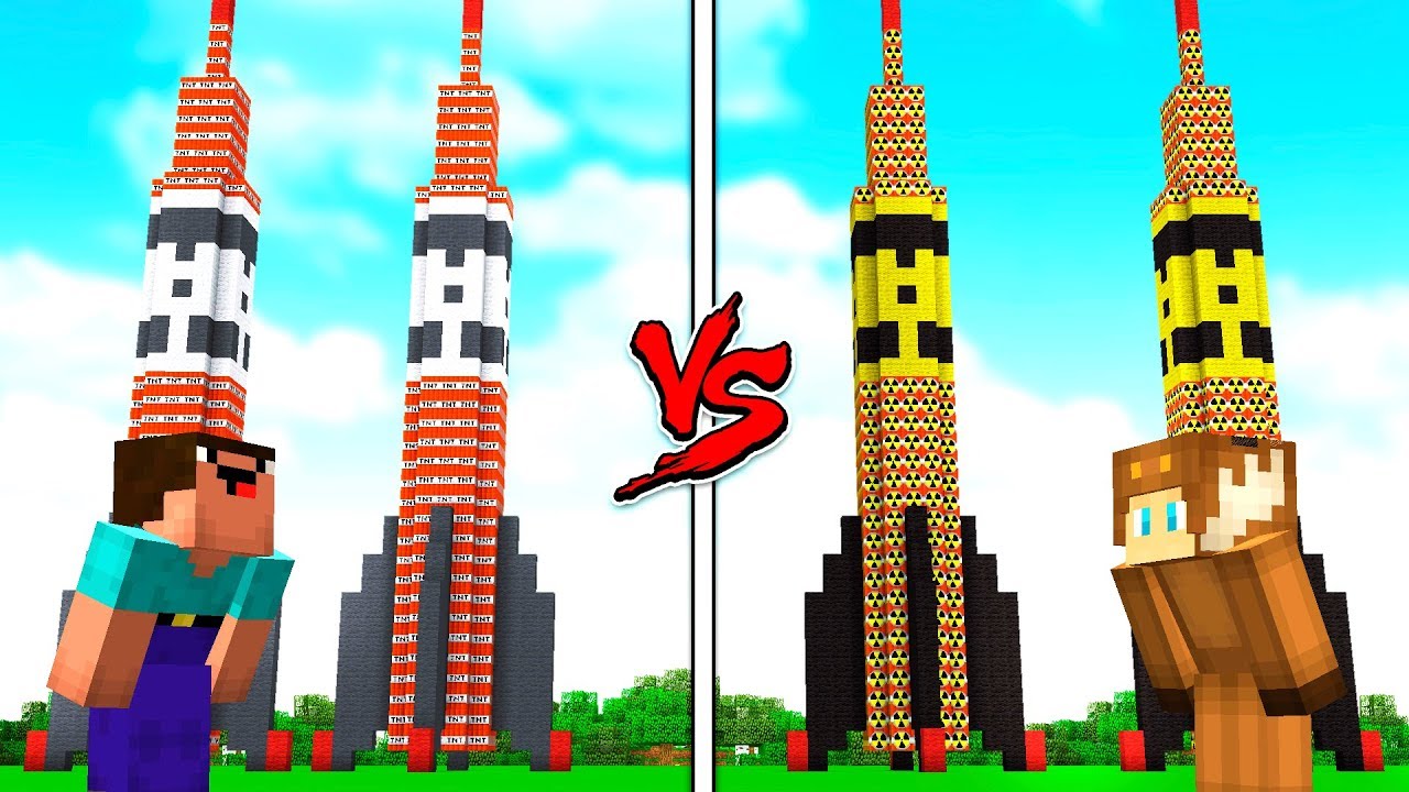 TNT MISSILE WARS IN MINECRAFT! - YouTube