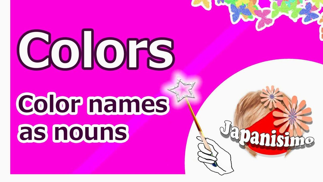 Colors in Japanese - nouns - YouTube